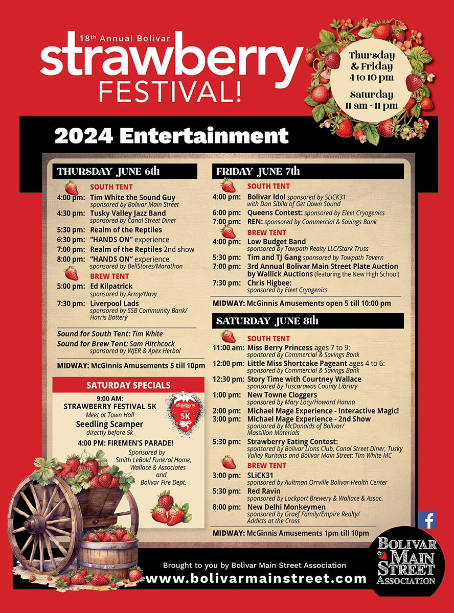 Schedule - Bolivar Main Street Association